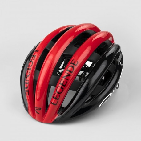 Casque EKOI Legend Evo Noir/Rouge