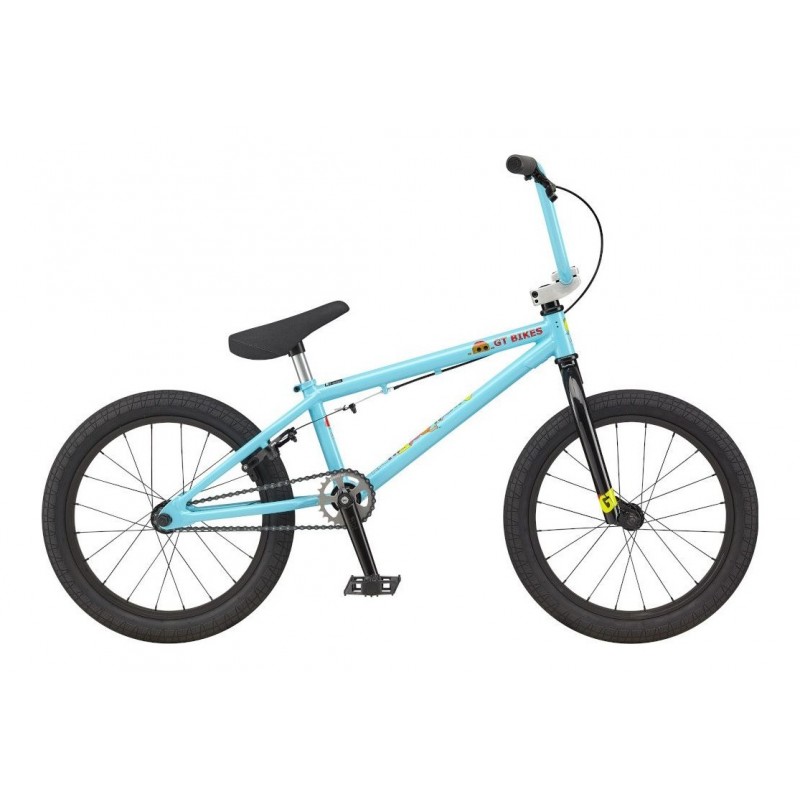 BMX Freestyle GT Performer 18'' JR Aqua Blue 2021 - Labo-Velo.fr